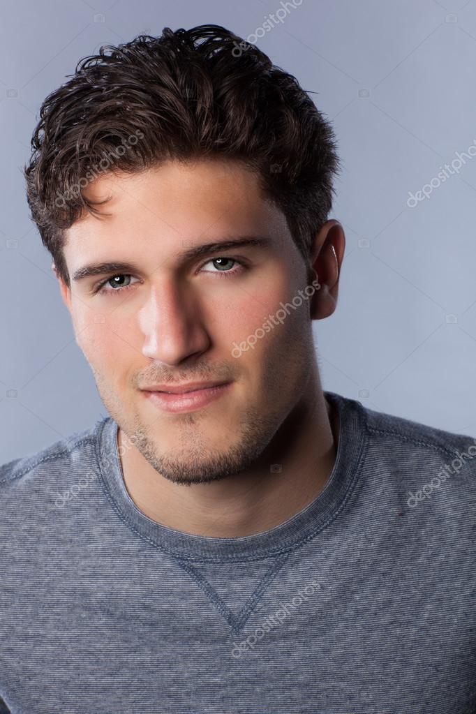 Handsome white male in studio. — Stock Photo © csavan #12229917 Handsome white male in studio. — Stock Photo © csavan #12229917
