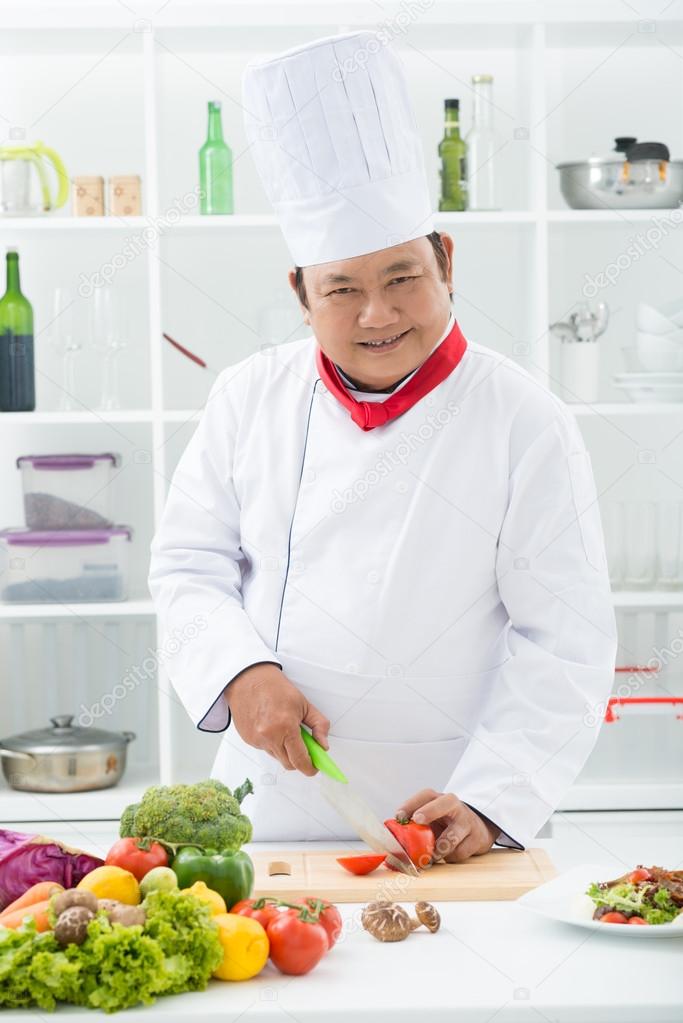 Professional chef-cook — Stock Photo © DragonImages #30955149