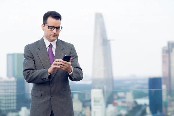 Businessman making a telephone call - Stock Image - Everypixel
