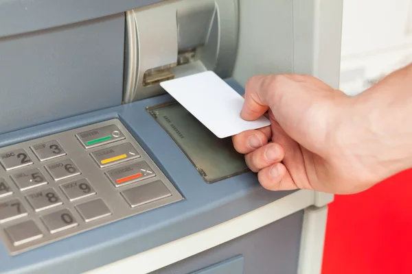 Credit card in the ATM - Stock Image - Everypixel