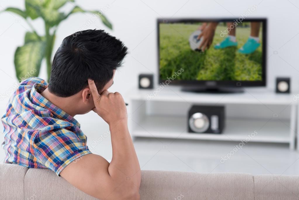 Lazy Person Watching Tv