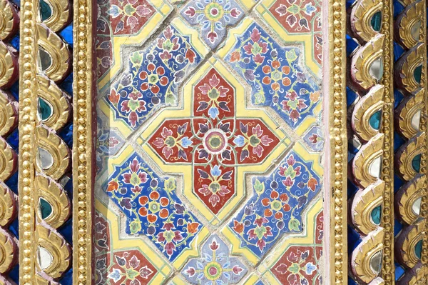 Thai texture in thailand Temple — Stock Photo © kampee_p #25396291