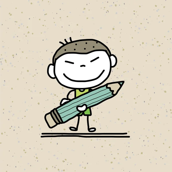 Hand drawing cartoon abstract happy kids Stock Vector by ©atthameeni ...