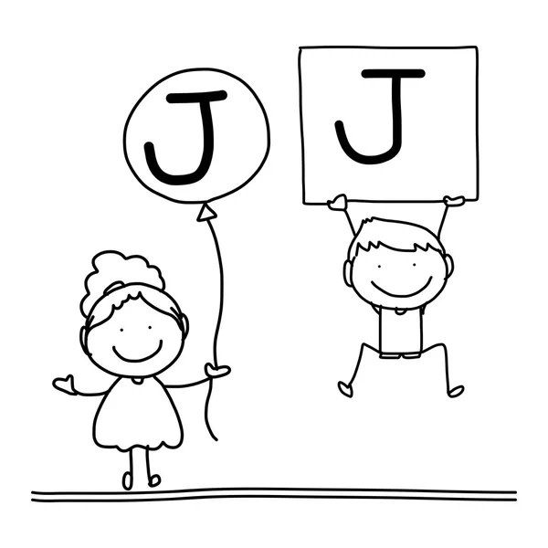 Hand drawing cartoon alphabet U Stock Vector Image by ©atthameeni #43813867