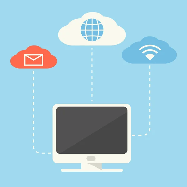 Desktop computer graphics Vector Art Stock Images | Depositphotos