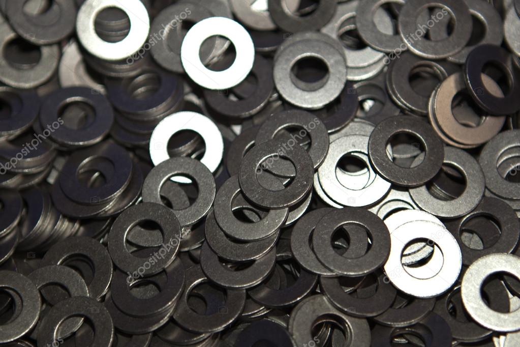 Bolts, screws, nuts, washers — Stock Photo © StarkO #40227185