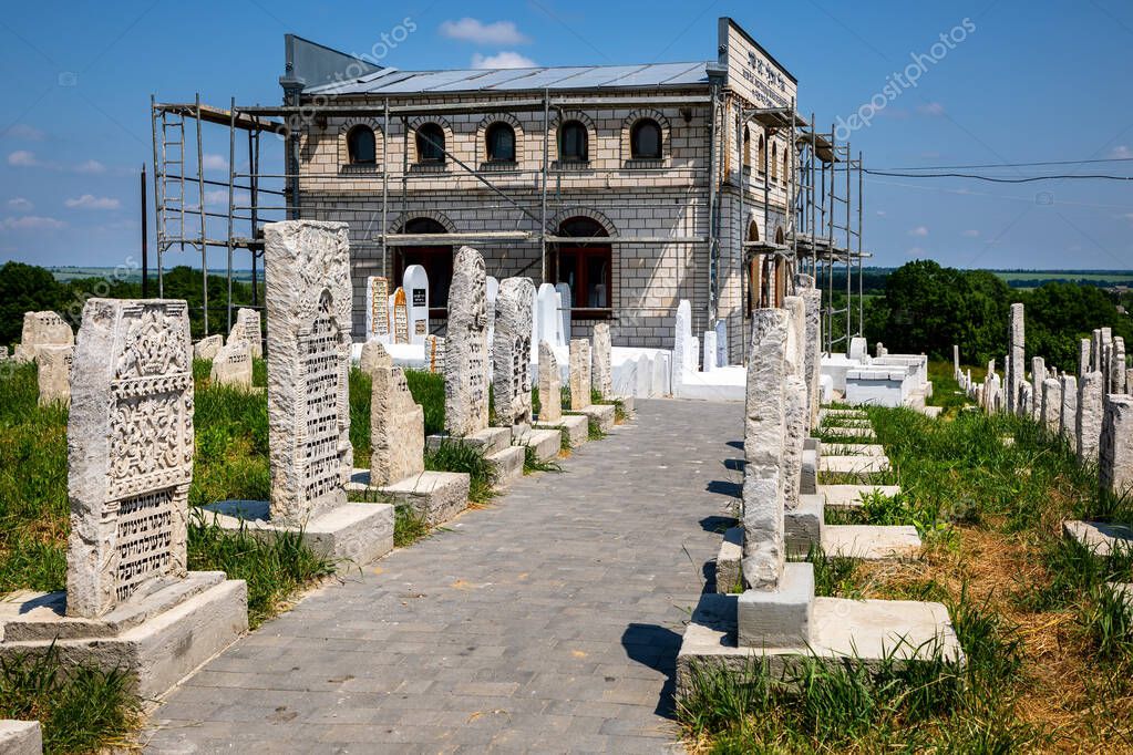 Ukraine. Medzhibozh. June 12, 2022. Old Jewish Cemetery s Tomb of ...