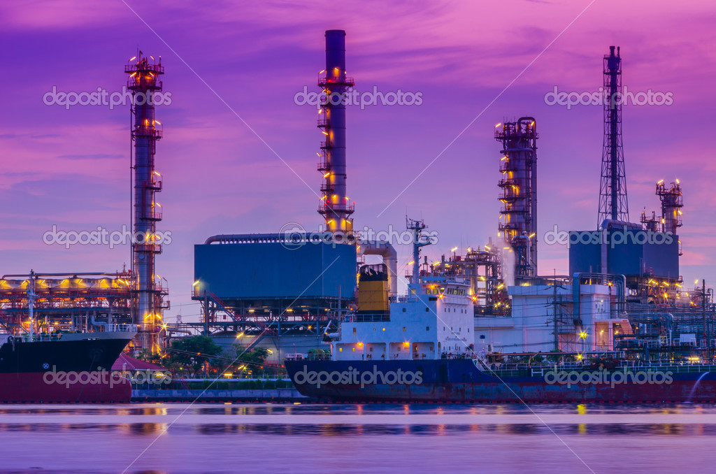 Oil refinery — Stock Photo © nirutdps #30915779