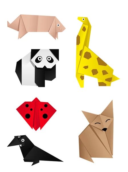 Origami animaux images vectorielles, Origami animaux vecteurs libres de ...