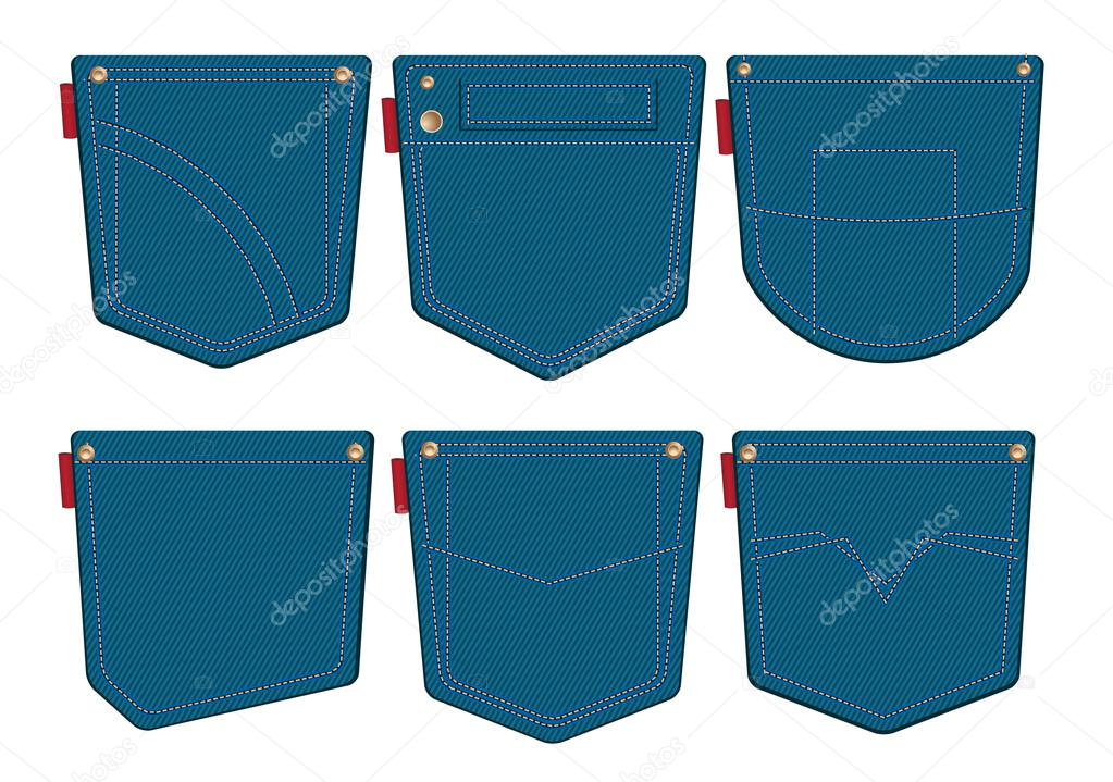 Jeans Pocket Collection Stock Vector Image by ©Damoninc #13807364