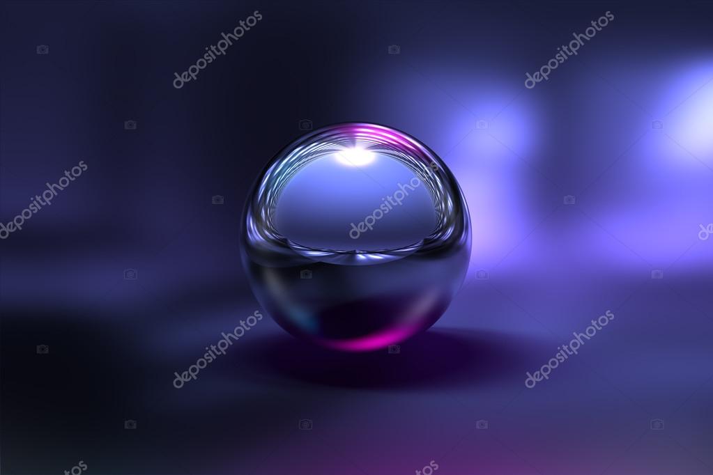 3D Chrome Ball Stock Photo by ©PixelEurope 12583028