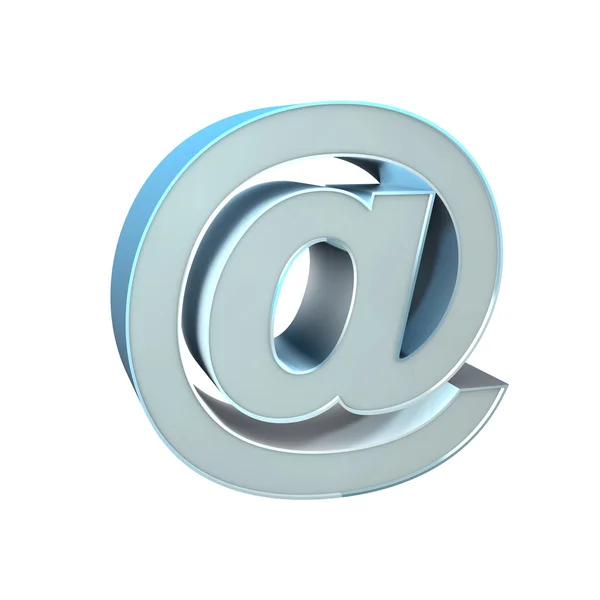 Shiny Curved e-AT Symbol — Stock Photo © PixBox #5611825