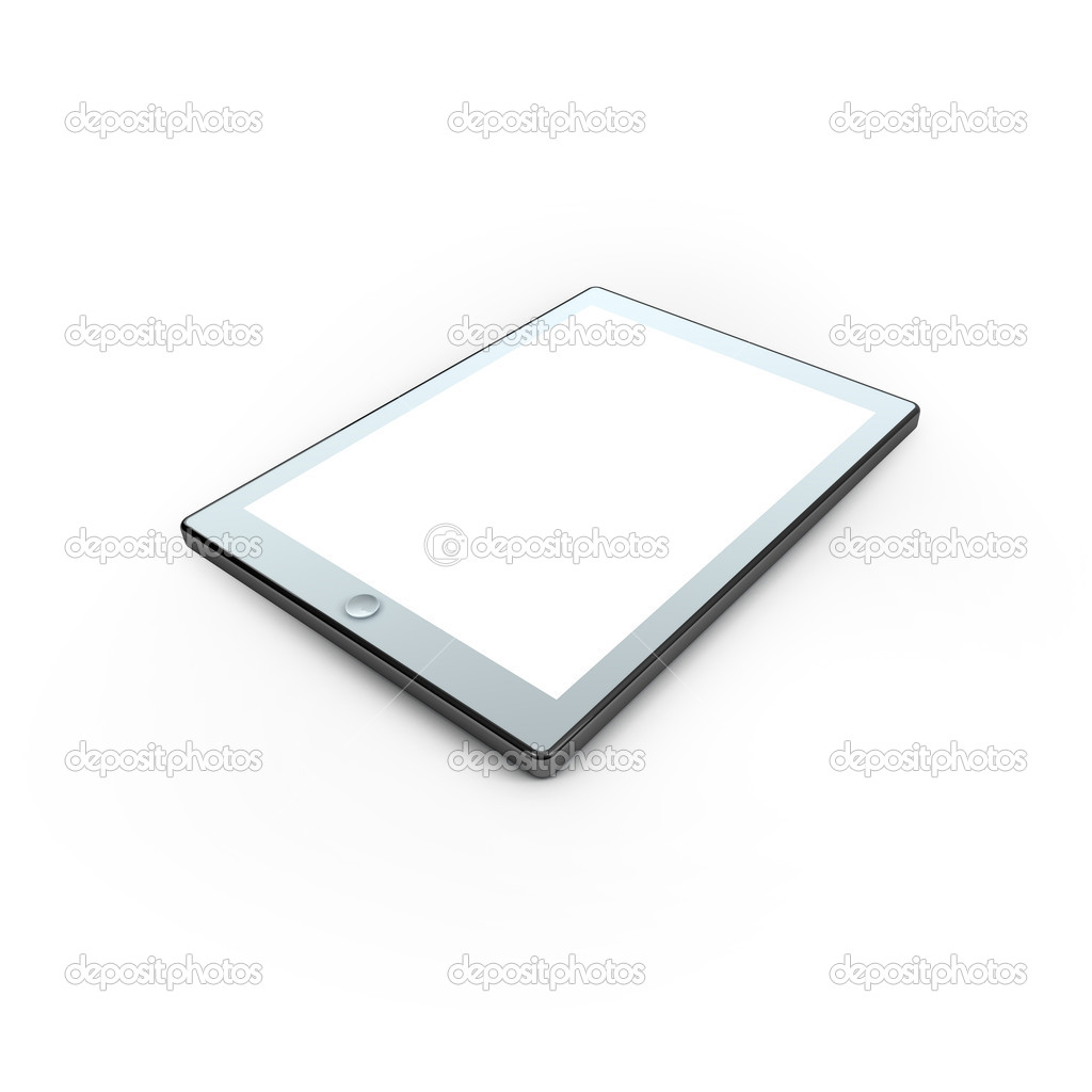 3D illustration of electronic Pad devices isolated on white — Stock ...