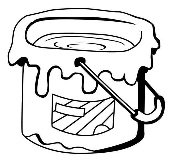 Paint Bucket Coloring Pages