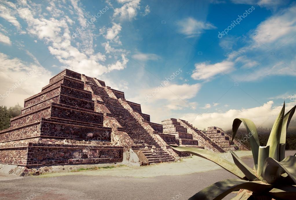 Aztec Empire Pyramids