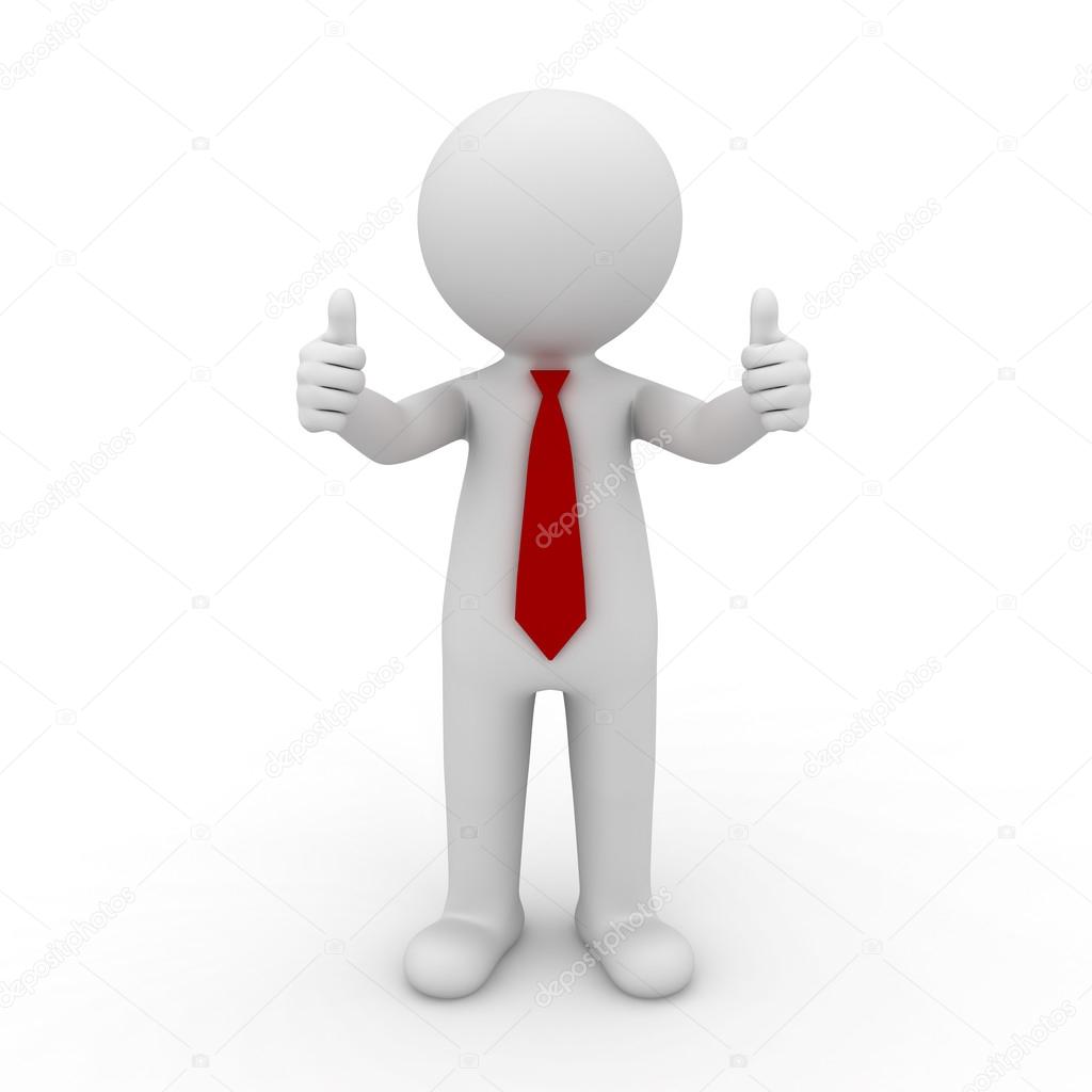 3d business man showing thumbs up like Stock Photo by ©3dconceptsman ...