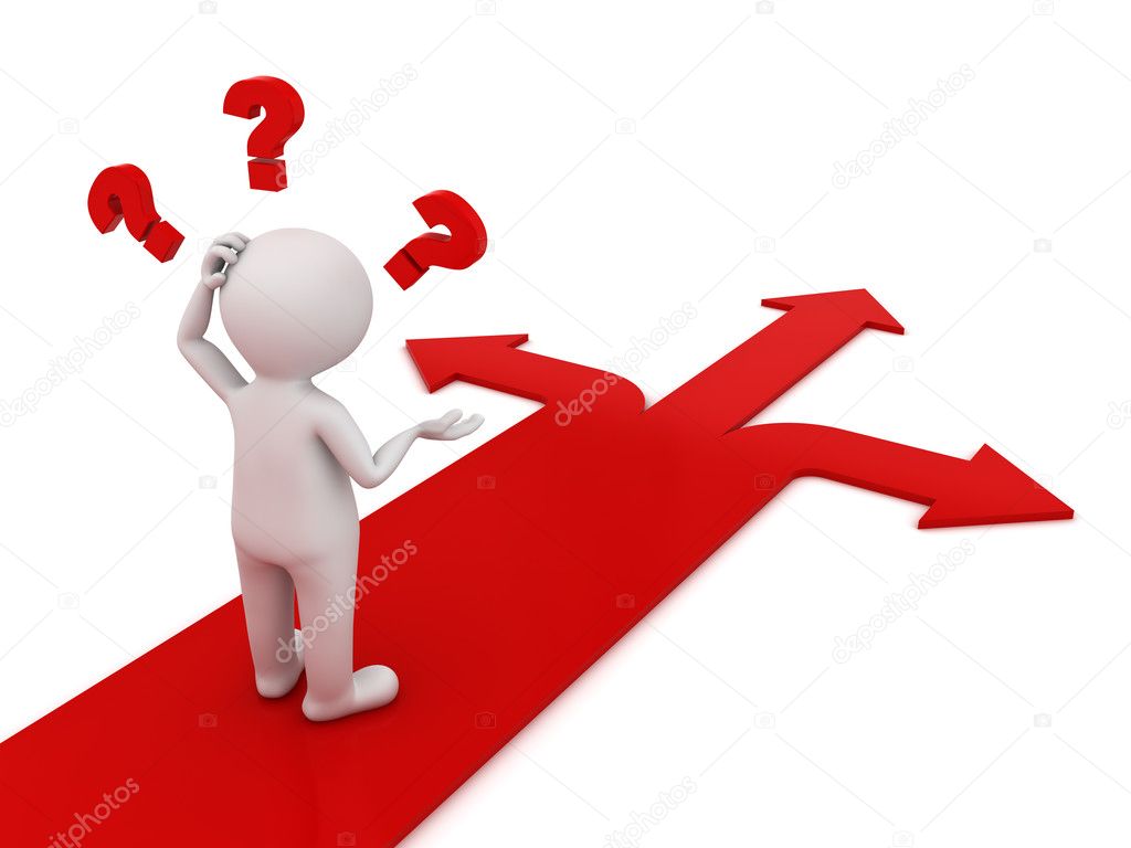 Confusing Directions Clipart