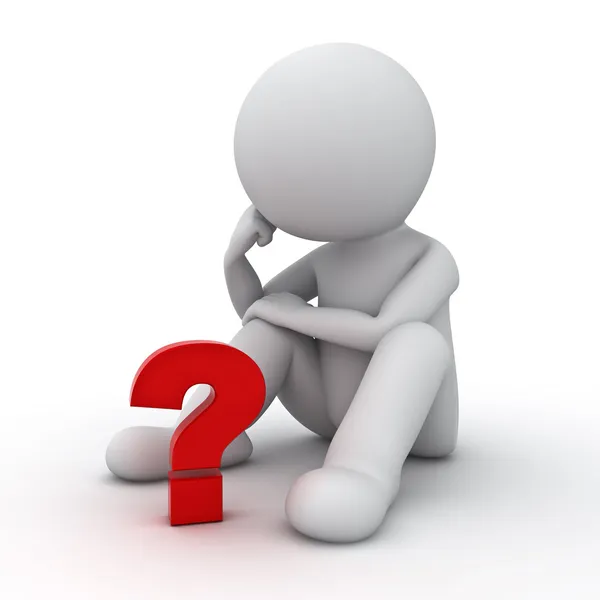 3d man thinking with red question marks above his head Stock Photo by ... 3d man thinking with red question marks above his head Stock Photo by ...
