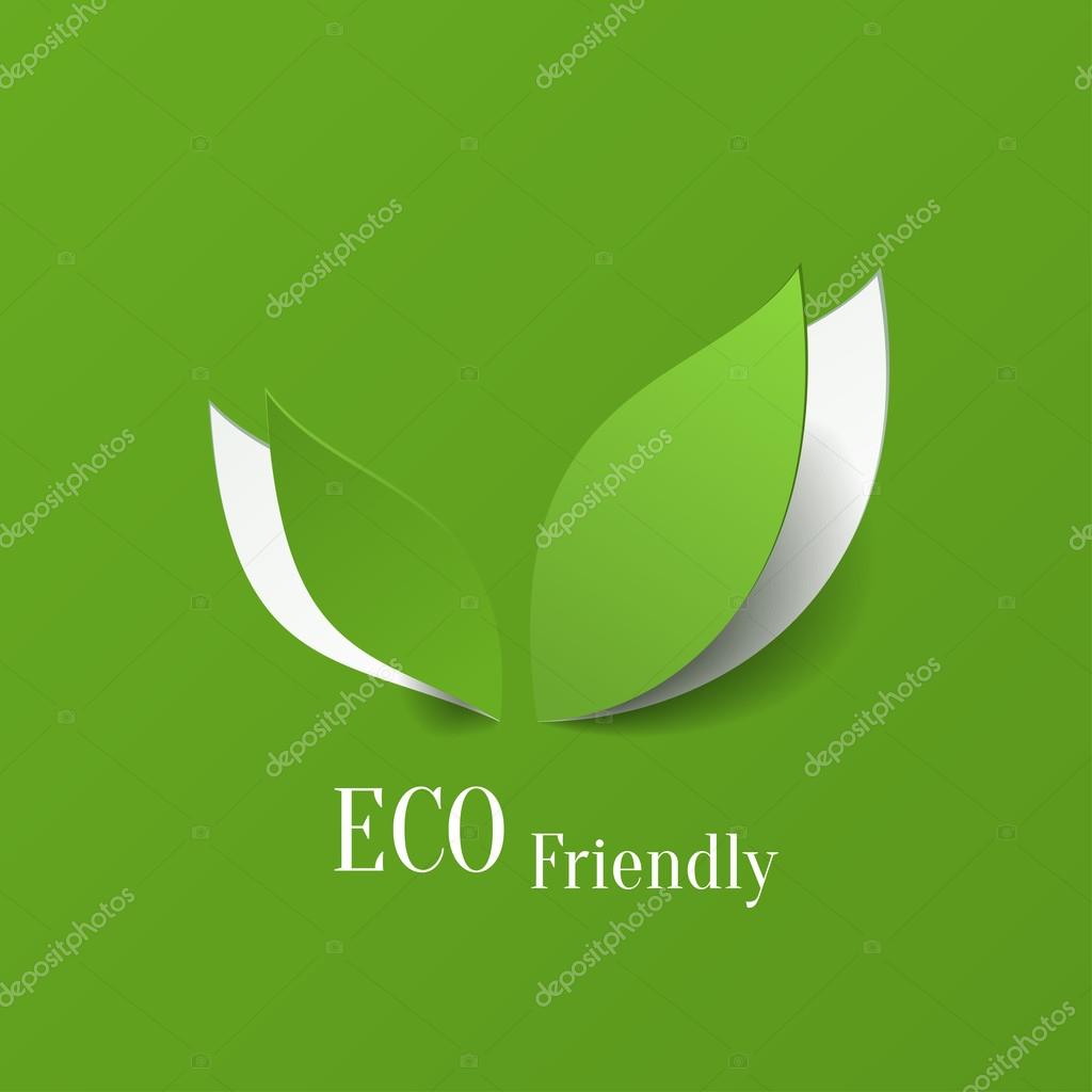 Eco friendly background Stock Vector by ©okumer 23961961