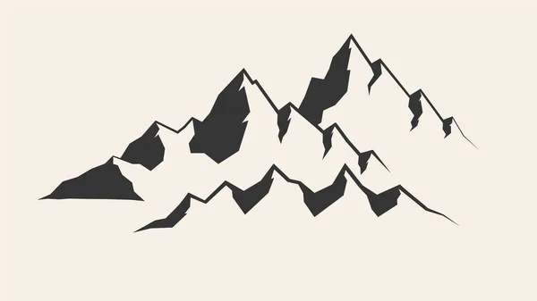 Mountains Vector Mountain Range Silhouette Isolated Vector Illustration Mountains Silhouette ...