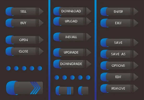 Web button blue - Stock Image - Everypixel