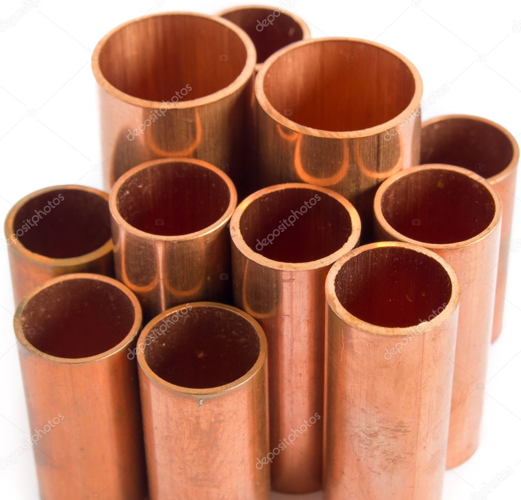Copper pipe — Stock Photo © thailandonly #34641907