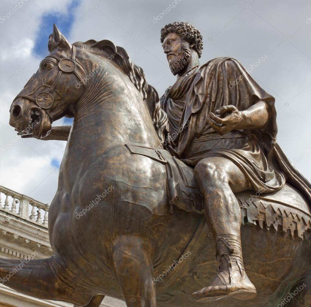 Statue de l'empereur Marc Aurèle image libre de droit par emmeci74 ...