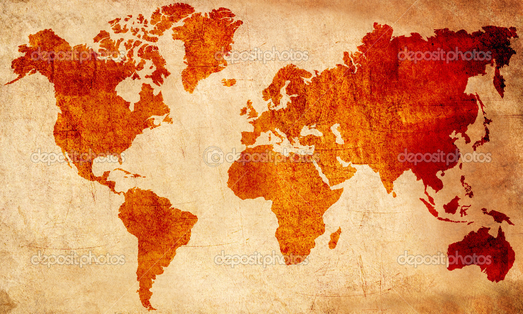 Old parchment map Stock Photo by ©milagli 14852705