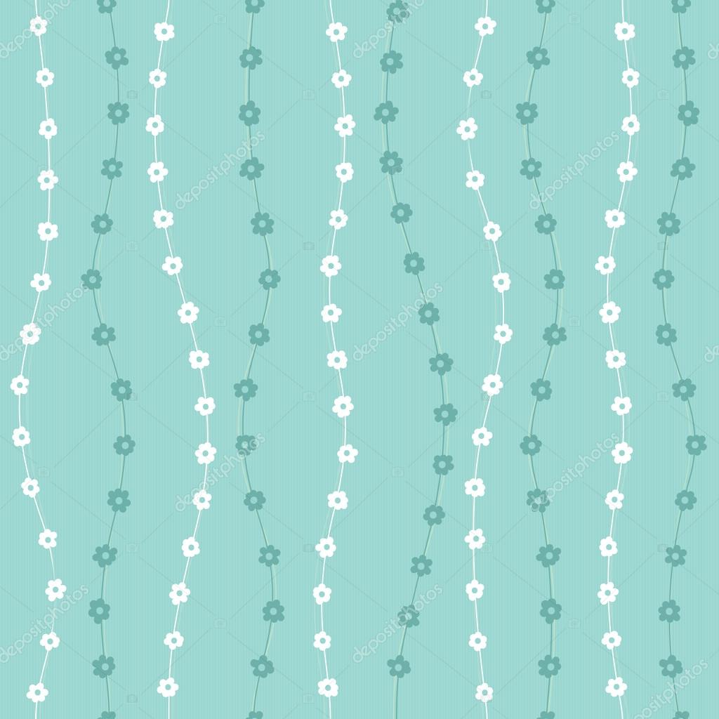 Flower Line Seamless Background Stock Vector by ©herminutomo 13199401