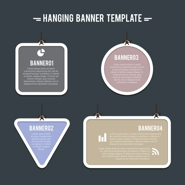 Hanging banner Vector Art Stock Images | Depositphotos
