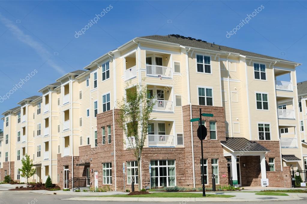 Typical apartment building — Stock Photo © kzlobastov #48815915