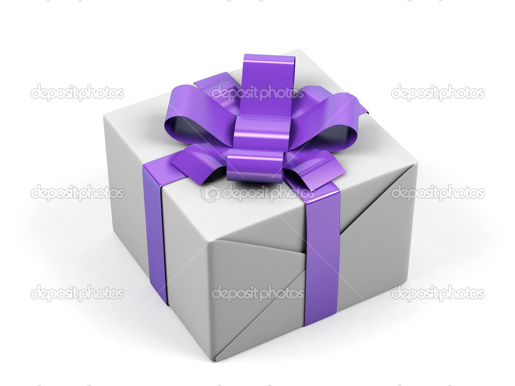 Gift box on a white background. Stock Photo by ©atavi 16270515