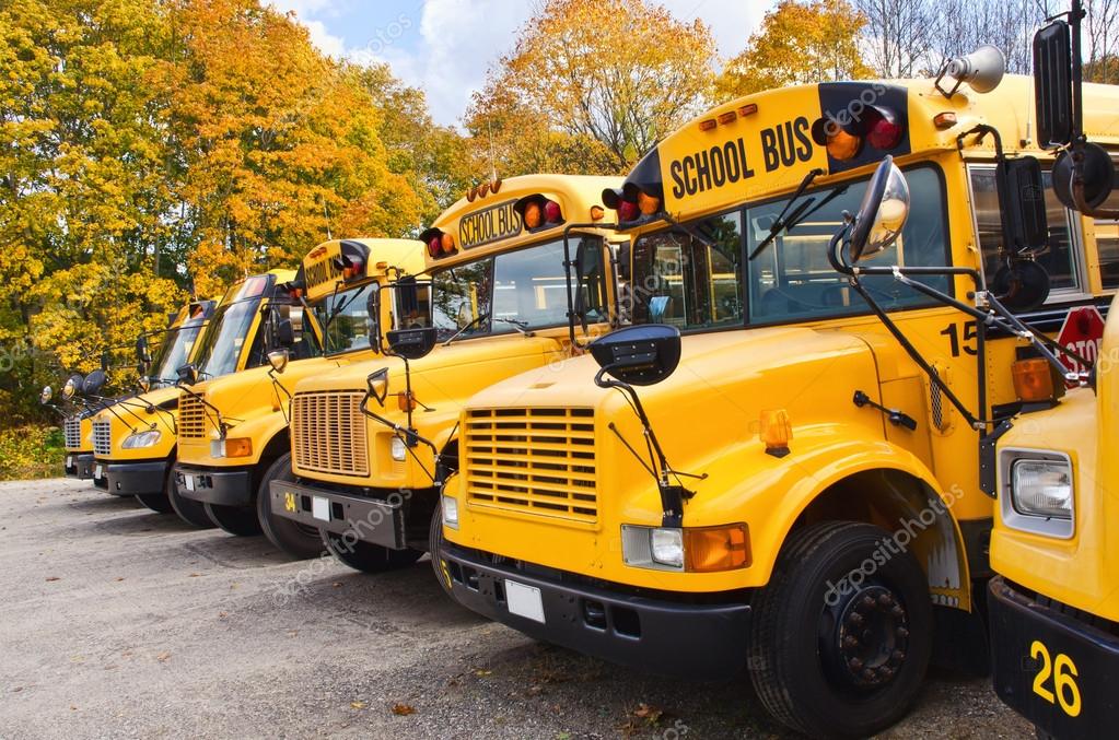 Yellow school buses — Stock Photo © krisrobin #19548703