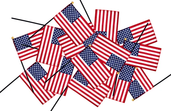 Miniature American flags background Stock Photo by ©krisrobin 44904457