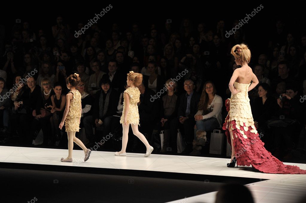 MOSCOW - MARCH 22: A Model walks runway at the CONTRFASHION for Fall ...