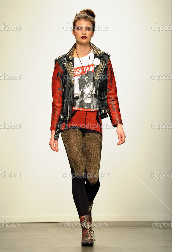 Model walks at Christian Benner show — Stock Editorial Photo ...