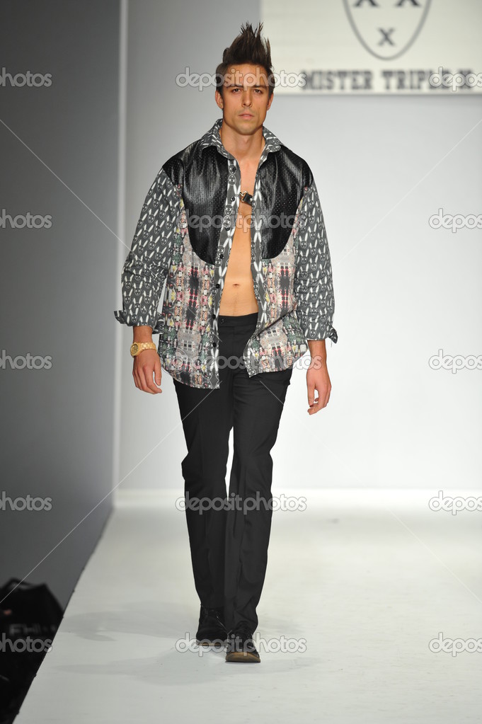 Model at Mister Triple X show – Stock Editorial Photo © fashionstock ...