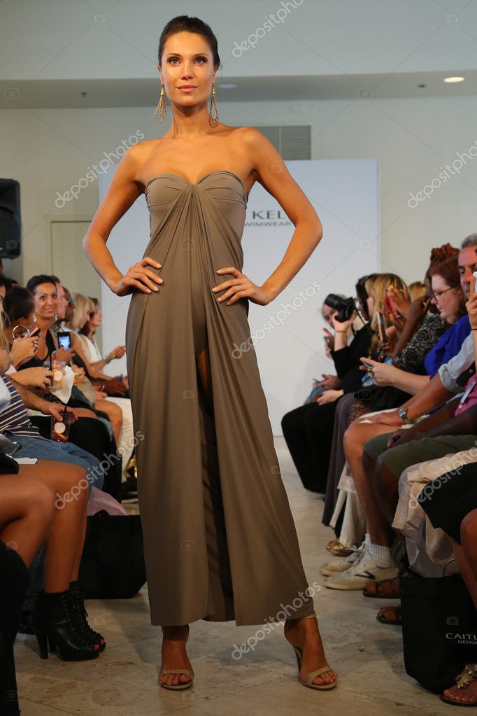 Model walks at Caitlin Kelly Swimwear during MBFW Miami Swim – Stock ...