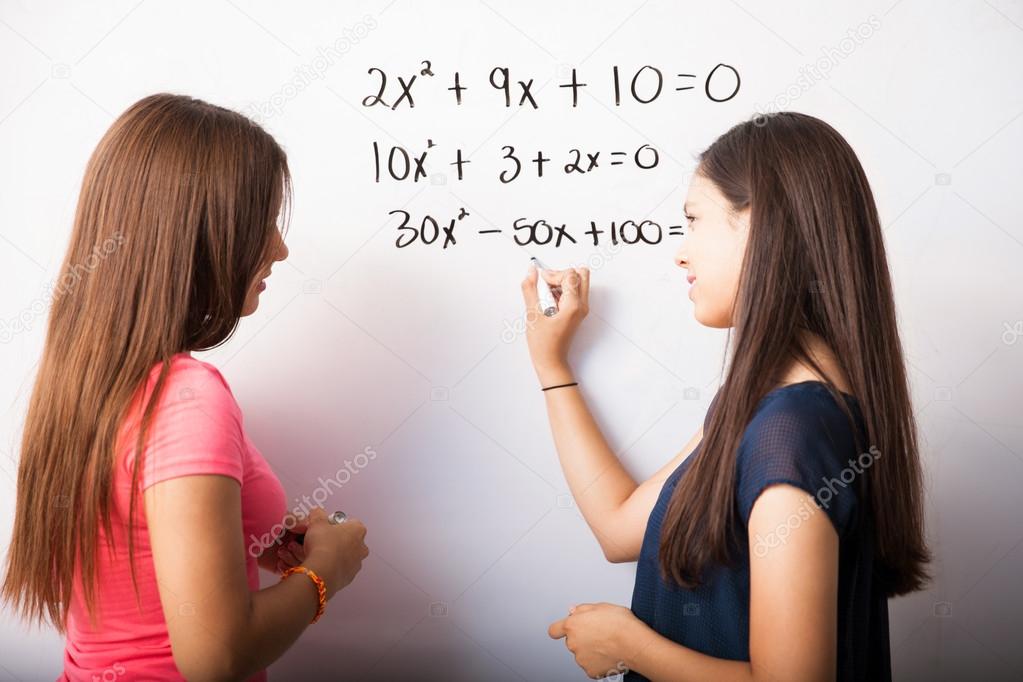 Studying some algebra Stock Photo by ©tonodiaz 48453083