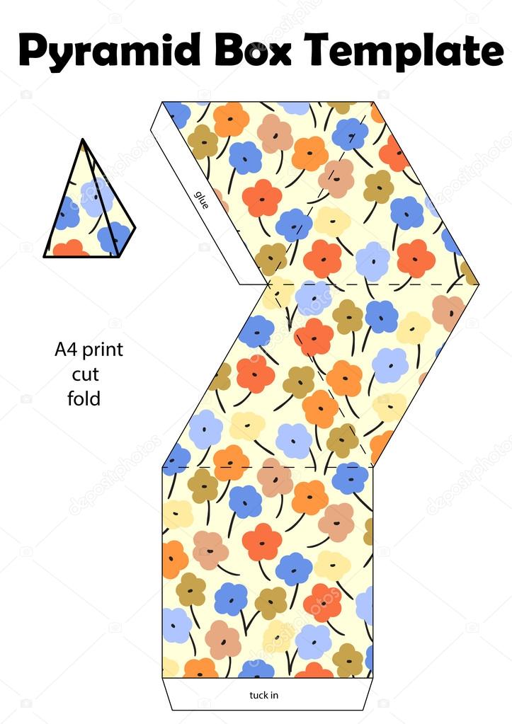 Pyramid Box Template