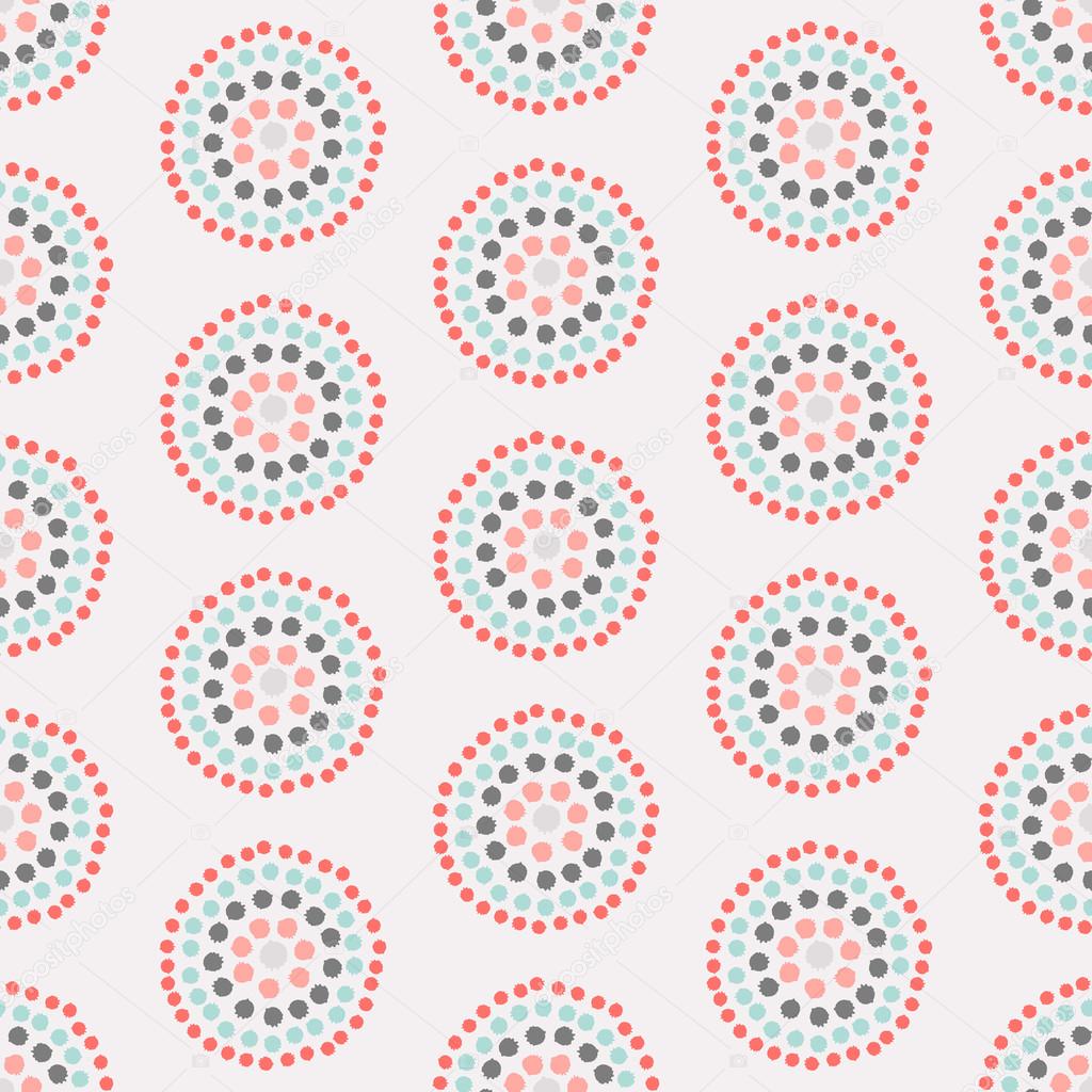 Seamless vector pattern with concentric circles Stock Vector Image by ...