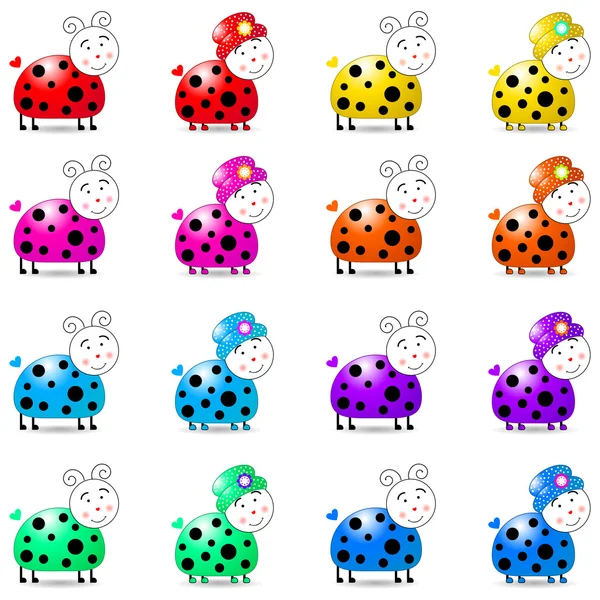 1,713 Lady bird cartoon Vector Images - Free & Royalty-free Lady bird ...