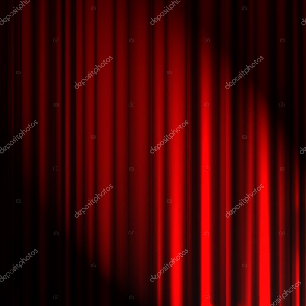 Red curtain — Stock Photo © merrydolla #12624915