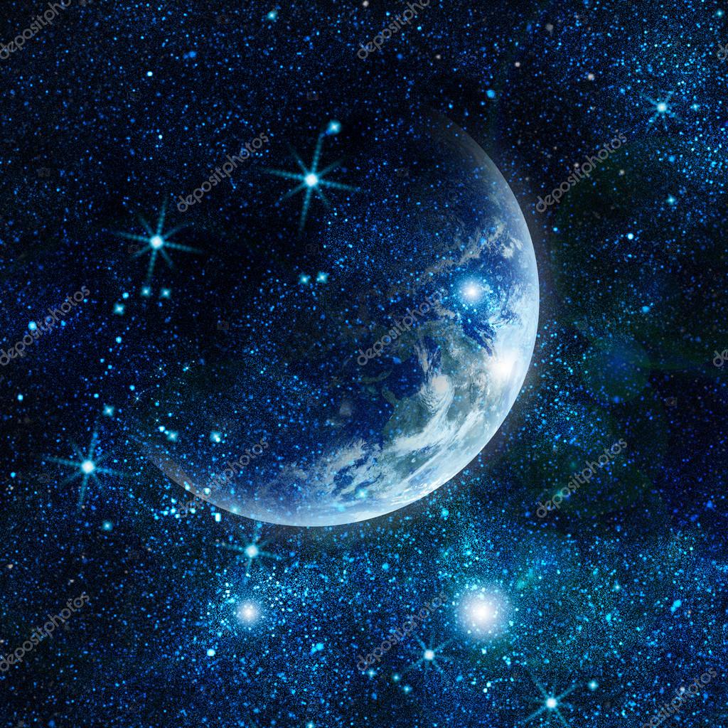 Realistic planet earth in space — Stock Photo © merrydolla #19593007