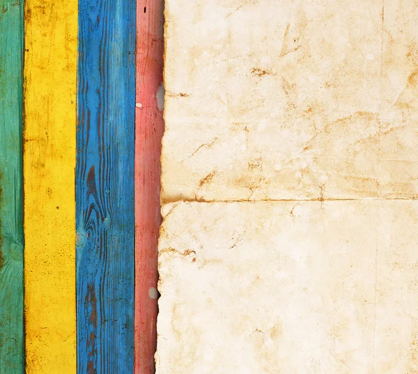 Old paper on the color wood background — Stock Photo © merrydolla #23046284