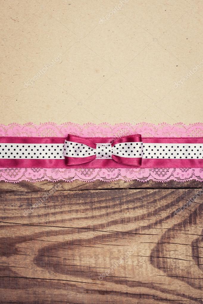 Old paper with ribbon Stock Photo by ©merrydolla 47332277