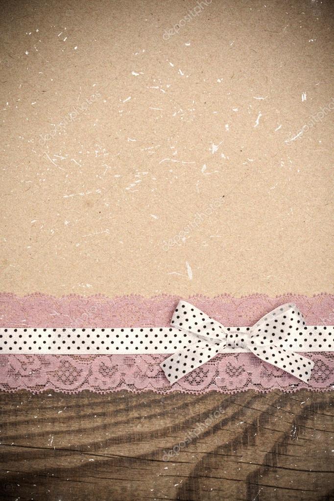 Old paper with ribbon Stock Photo by ©merrydolla 47332347