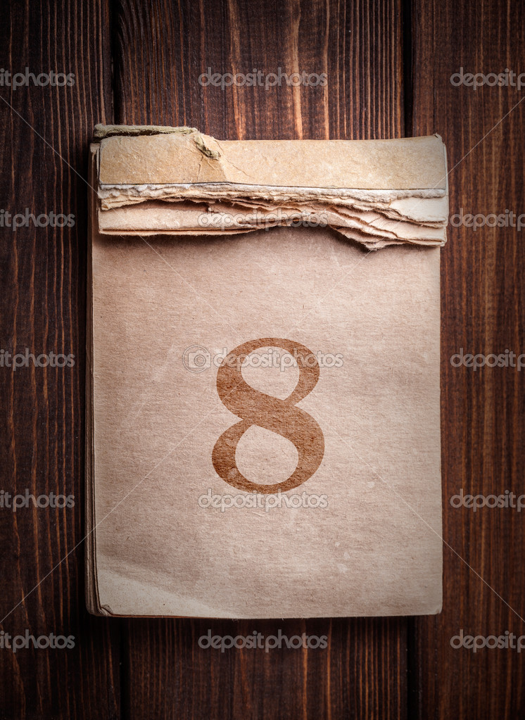 Old calendar — Stock Photo © merrydolla #50499971