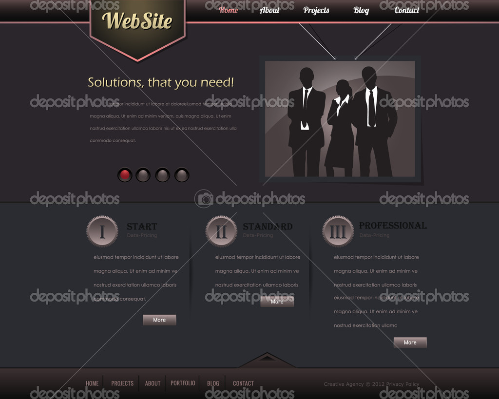 Website design vector elements Stock Vector by ©VectorWeb 12679297