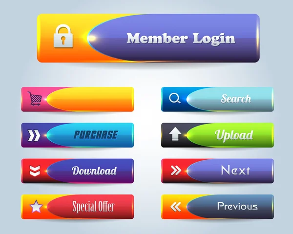 19 Butons Vector Images | Depositphotos